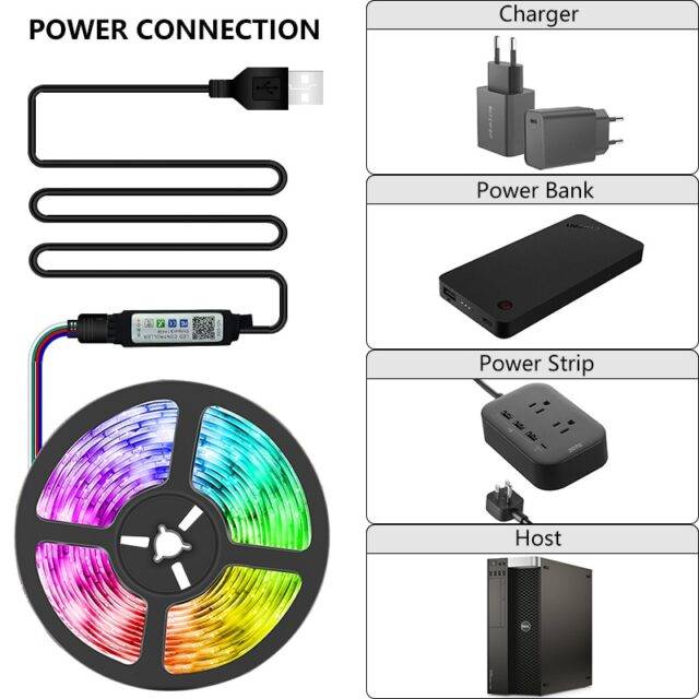 LED Strip Lights With Remote Control