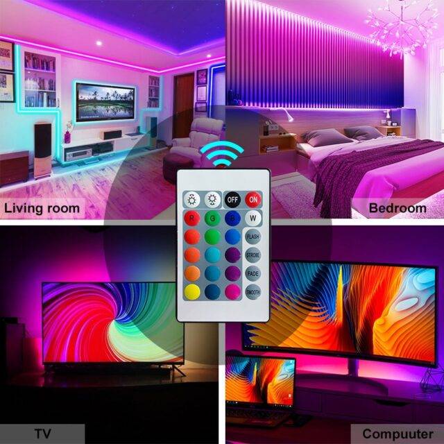 LED Strip Lights With Remote Control